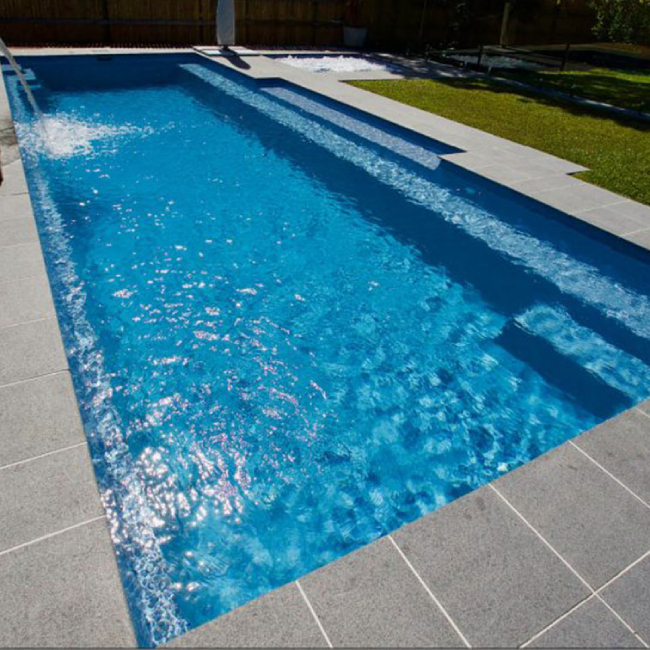Dove Granite Square Bevel Edge Pool Coping - Tiles Shop Australia