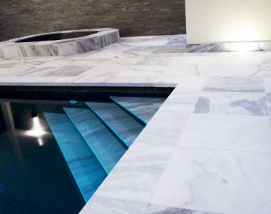 Smokey Quartz Drop Edge Pool Coping - Tiles Shop Australia