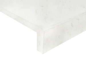 Shell White Limestone Drop Edge Pool Coping - Natural Stone Outdoor ...